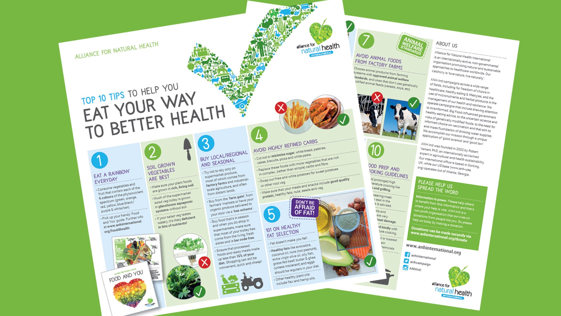 Leaflet - Top 10 Tips to help you eat your way to better health – ANH ...